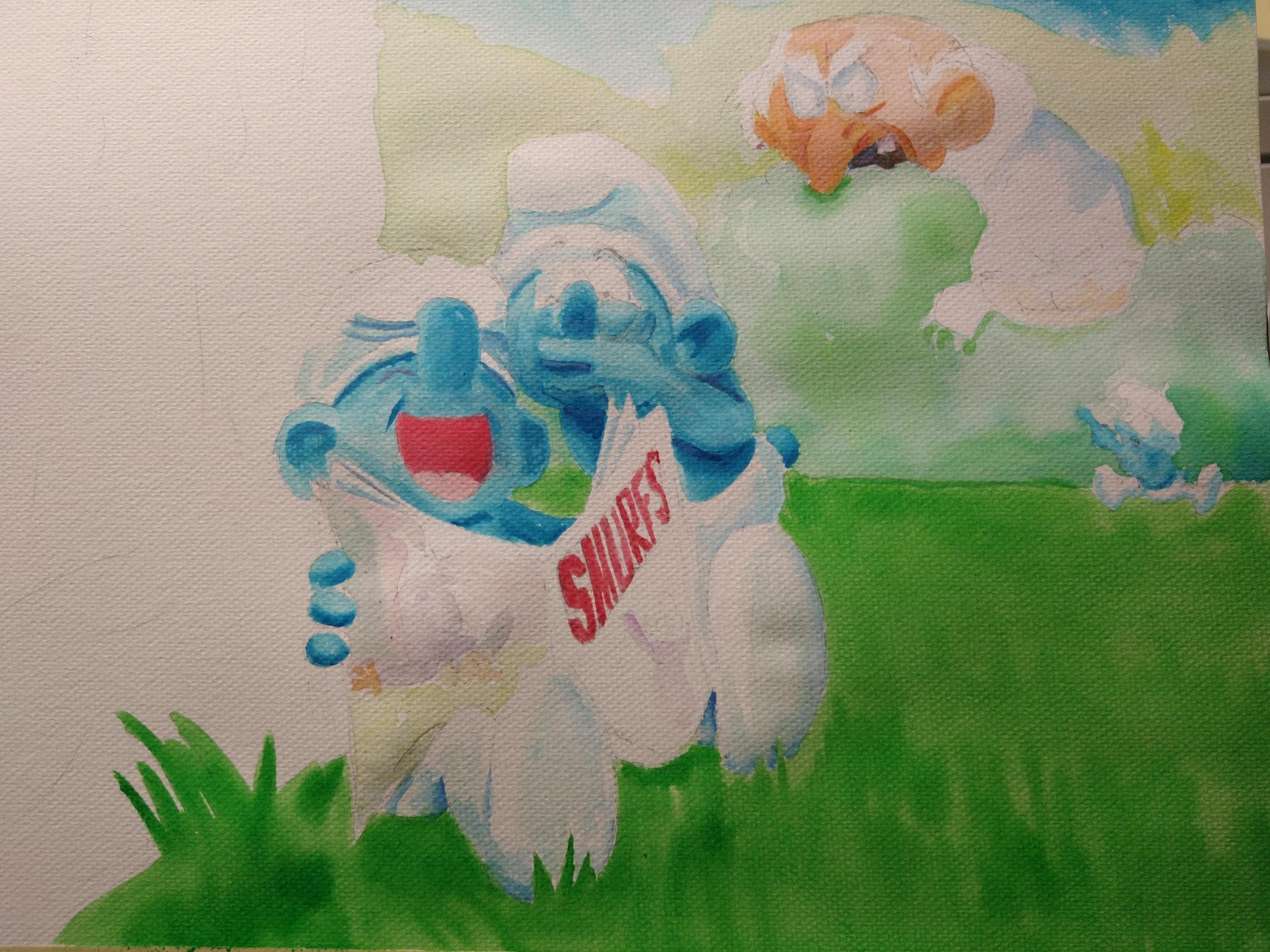 Smurfs Reading Smurfs - Etsy