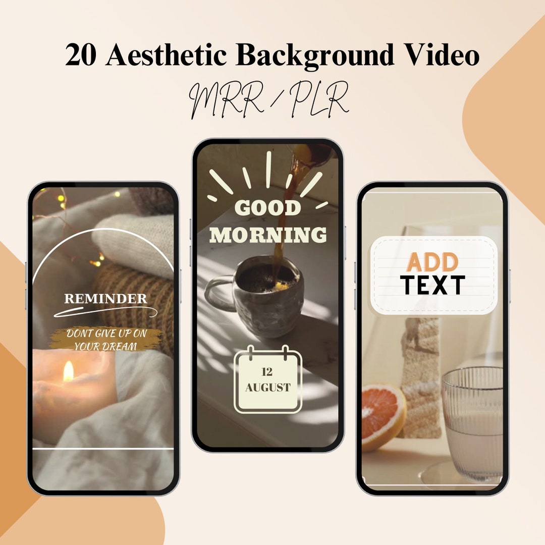20 Aesthetic Background Videos, High Quality Aesthetic Clips, Digital ...