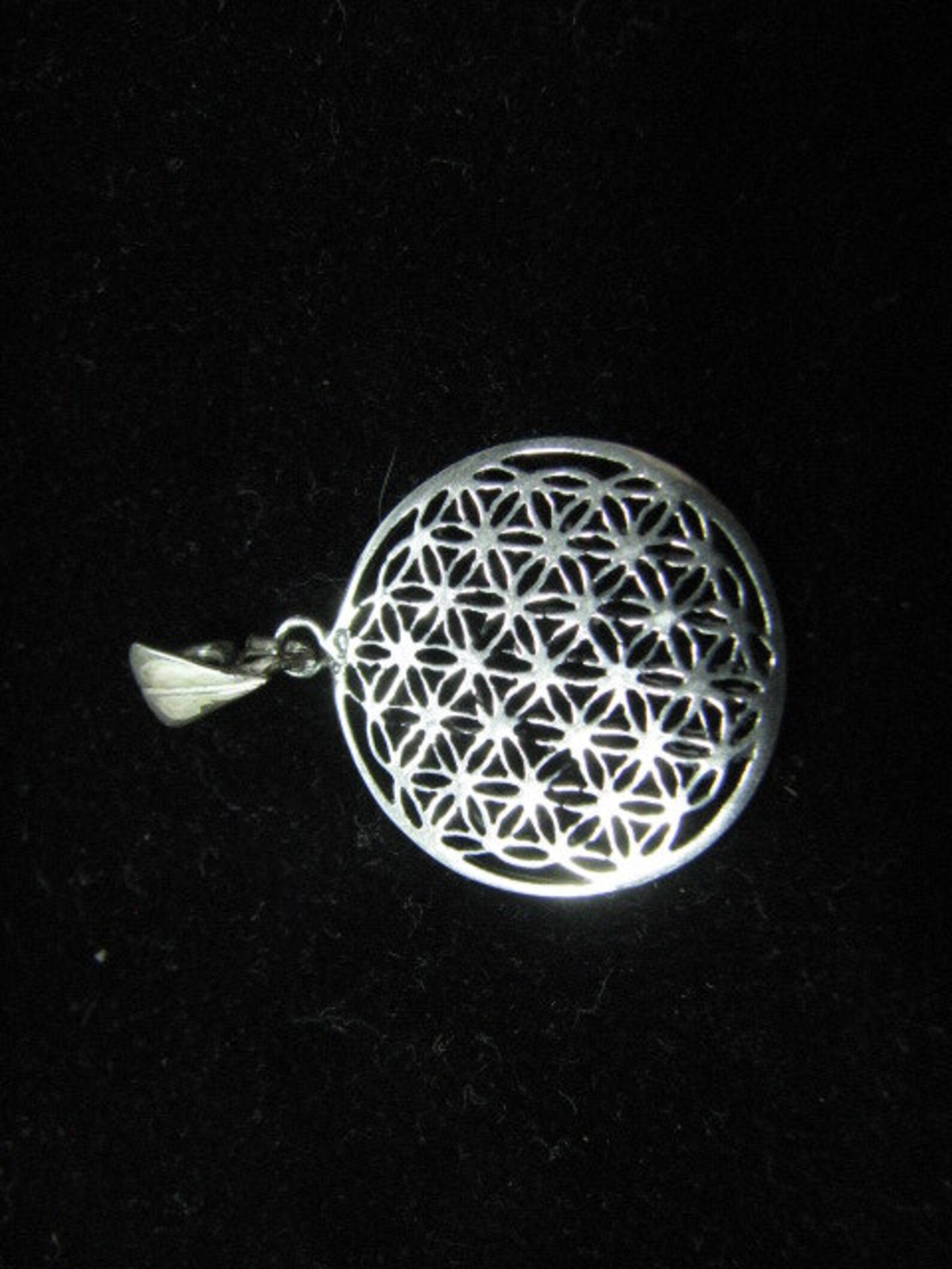 Original Flower of Life Charm Pendant Sterling Silver Small - Etsy