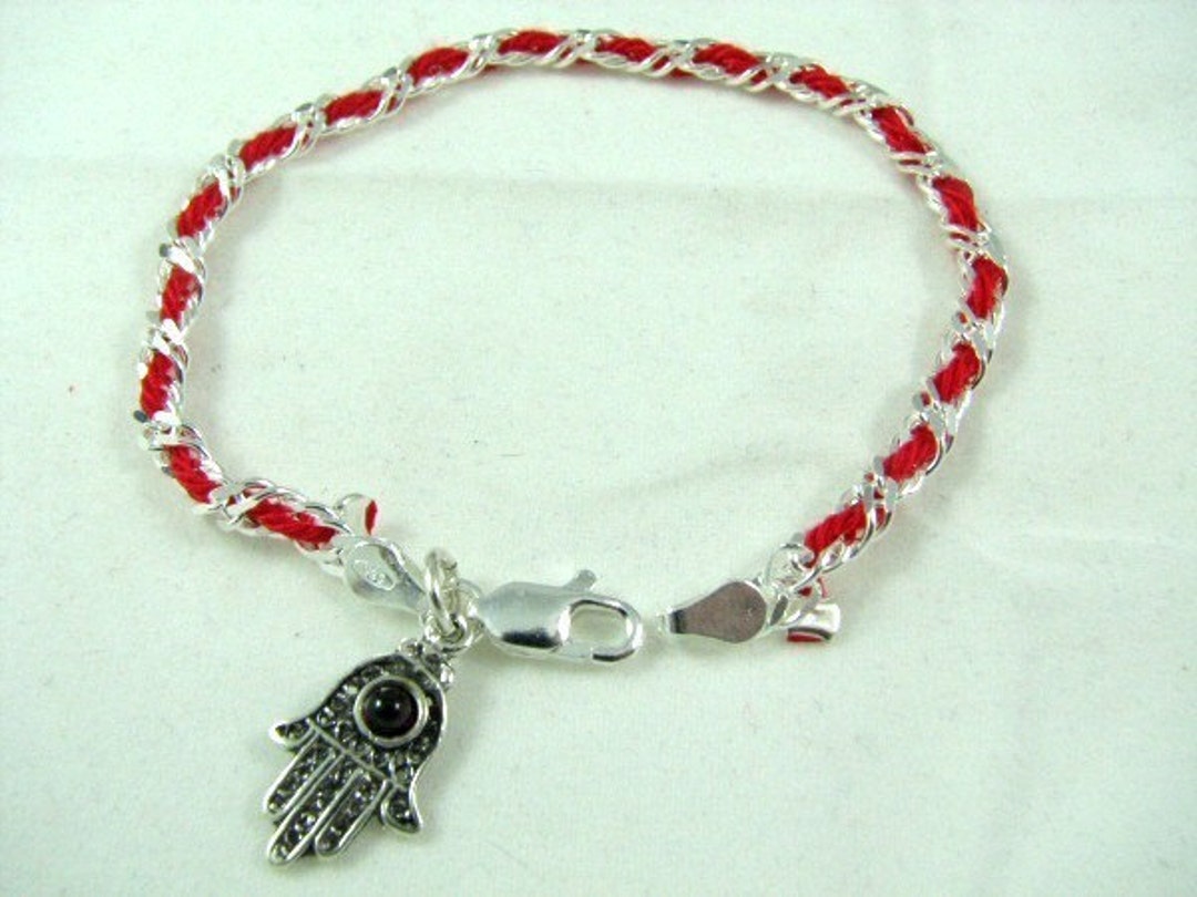 Original Kabbalah Red String Bracelet With Hamsa Charm - Etsy