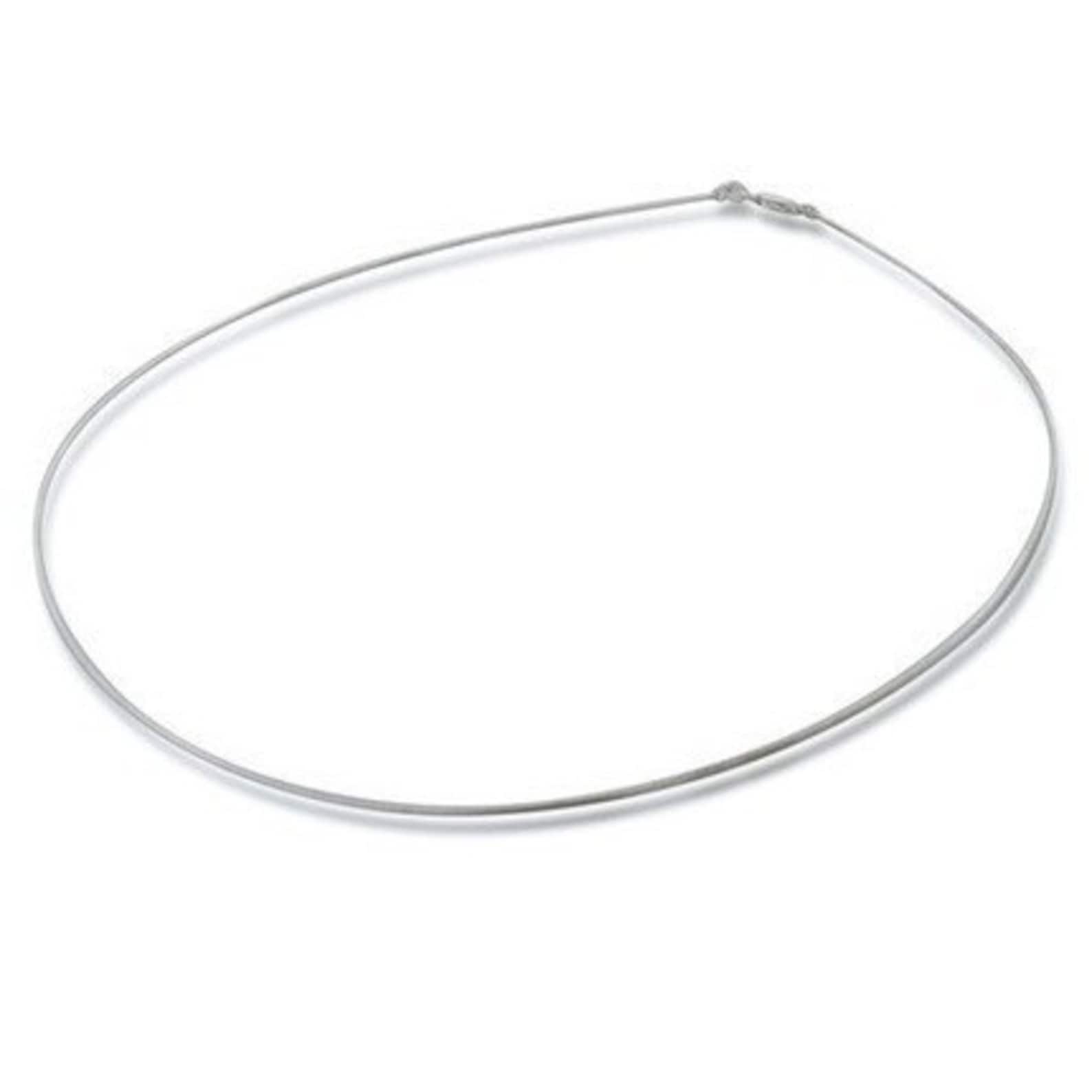 Sterling Silver 16 Inch Omega Cable Chain Necklace | Etsy