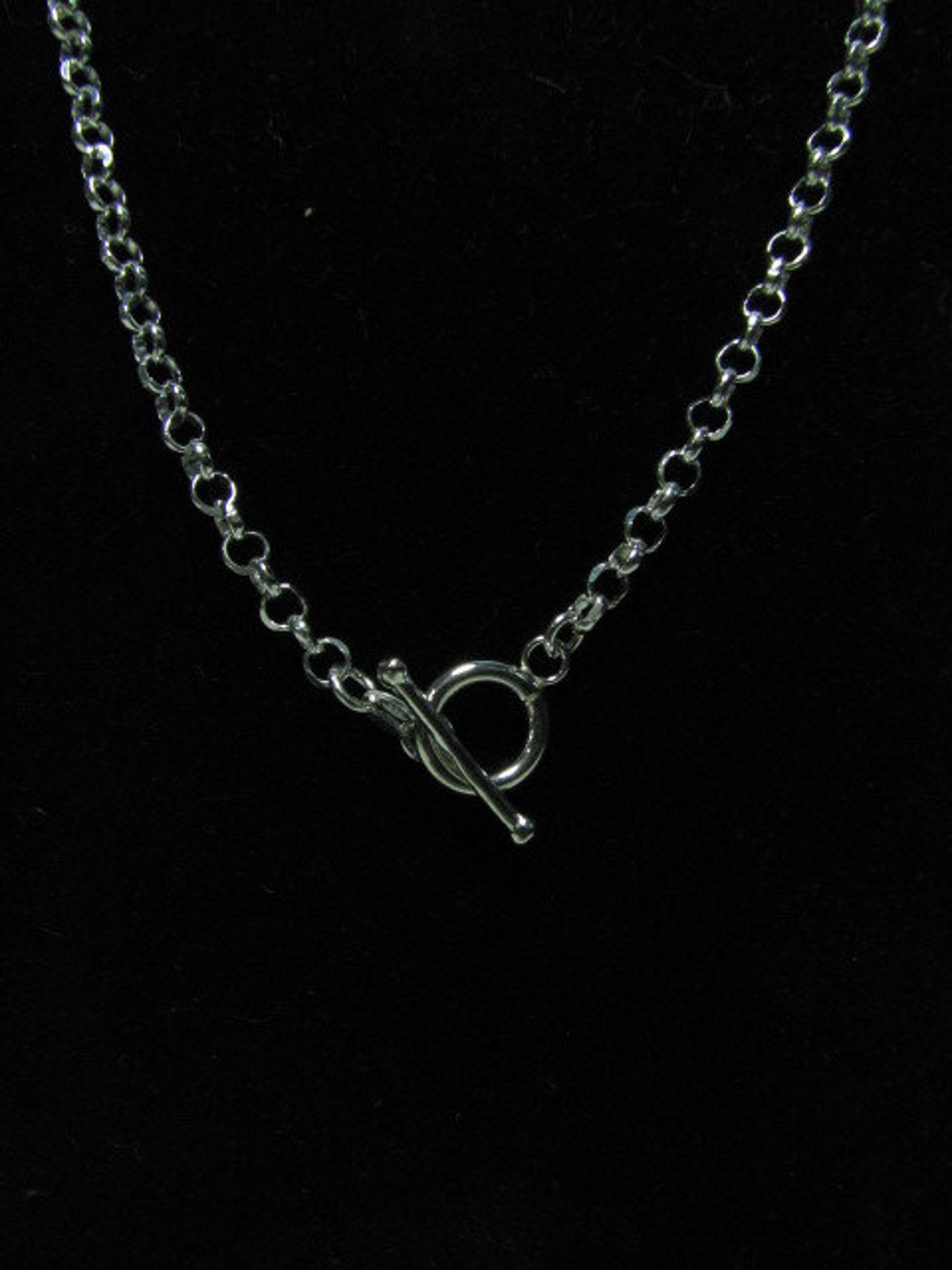 4mm Rolo Chain 20 Inch Diamond Cut Rolo Necklace With Toggle - Etsy