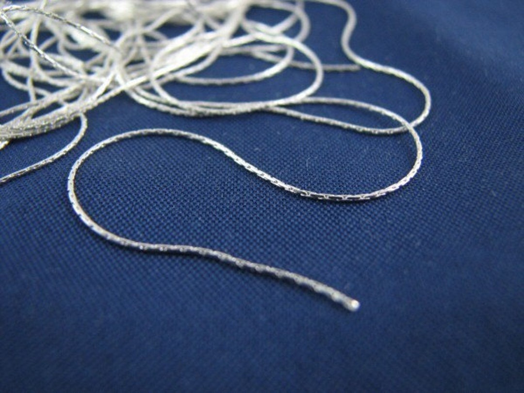 6 Ft Sterling Silver 0.8mm Stringing and Beading Chain Unfinished Bulk ...
