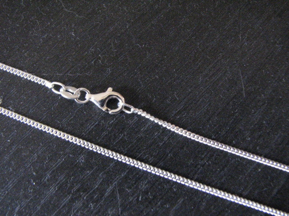 22 Inch Sterling Silver 2mm Curb Chain Necklace With Lobster - Etsy