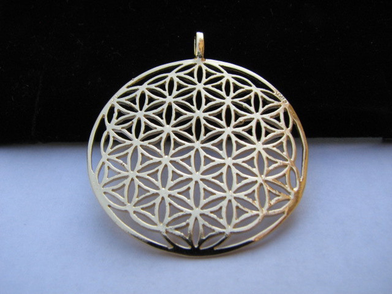 Gold Filled Flower of Life Pendant Extra Large, Authentic Charm - Etsy