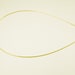 Gold Omega Necklace, 14K Goldplate Over Sterling Silver Omega Chain ...
