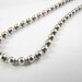 Oxidized Sterling Silver 36 Inch Ball Chain 2mm Beaded - Etsy