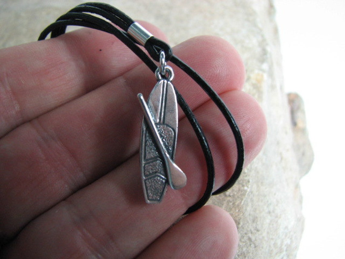 Stand up Paddle Board Necklace Sterling Silver Charm and - Etsy