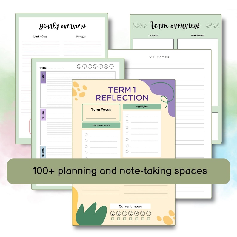 TEACHER Planner 2026 Australian Weekly | VIC School Dates | DIGITAL ...