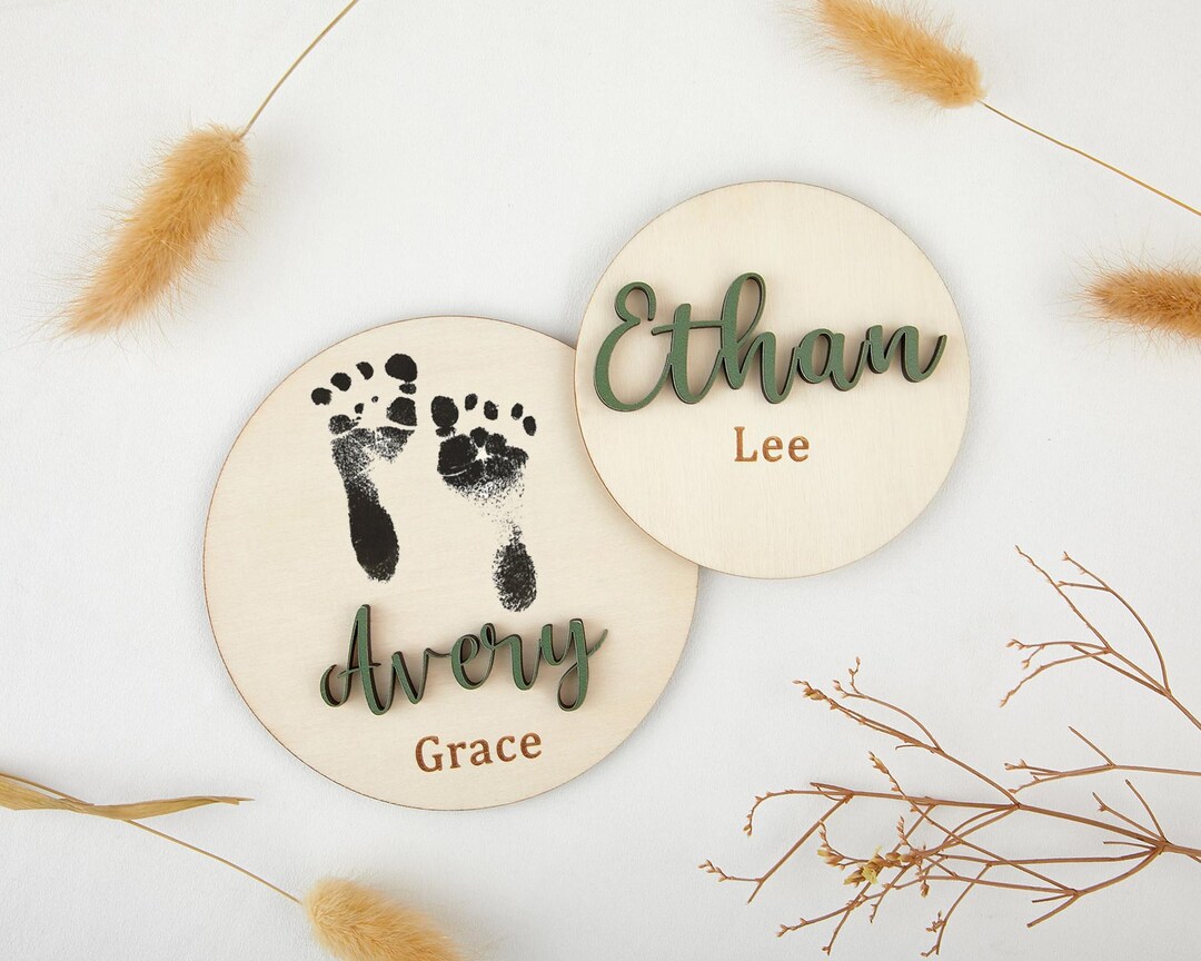 Custom Baby Arrival Announcement Sign With Name,personalized Newborn ...