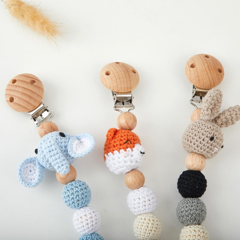 Wood Pacifier Clip - Etsy
