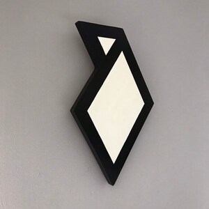 Original Abstract Geometric Painting Sculpture on MDF Wood Panel - Etsy