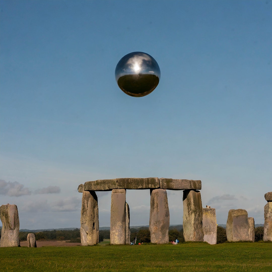 Ancient Enigma: Aerial Anomaly Above the Henge Abstract Photography on ...