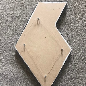 Original Abstract Geometric Painting Sculpture on MDF Wood Panel - Etsy