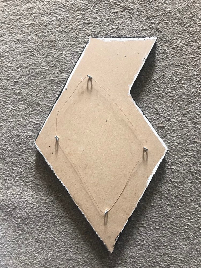 Original Abstract Geometric Painting Sculpture on MDF Wood Panel - Etsy