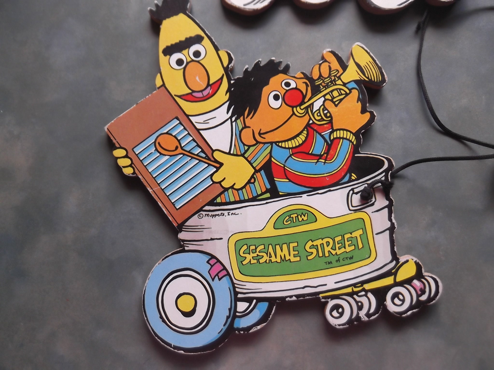 Sesame Street Muppet's Wall Decor-big Bird-cookie Monster-ernie-burt ...