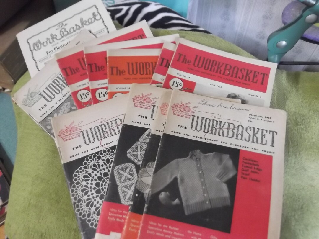 11 Workbasket Books 1940's to 1950's-great for Paper Crafting Too - Etsy