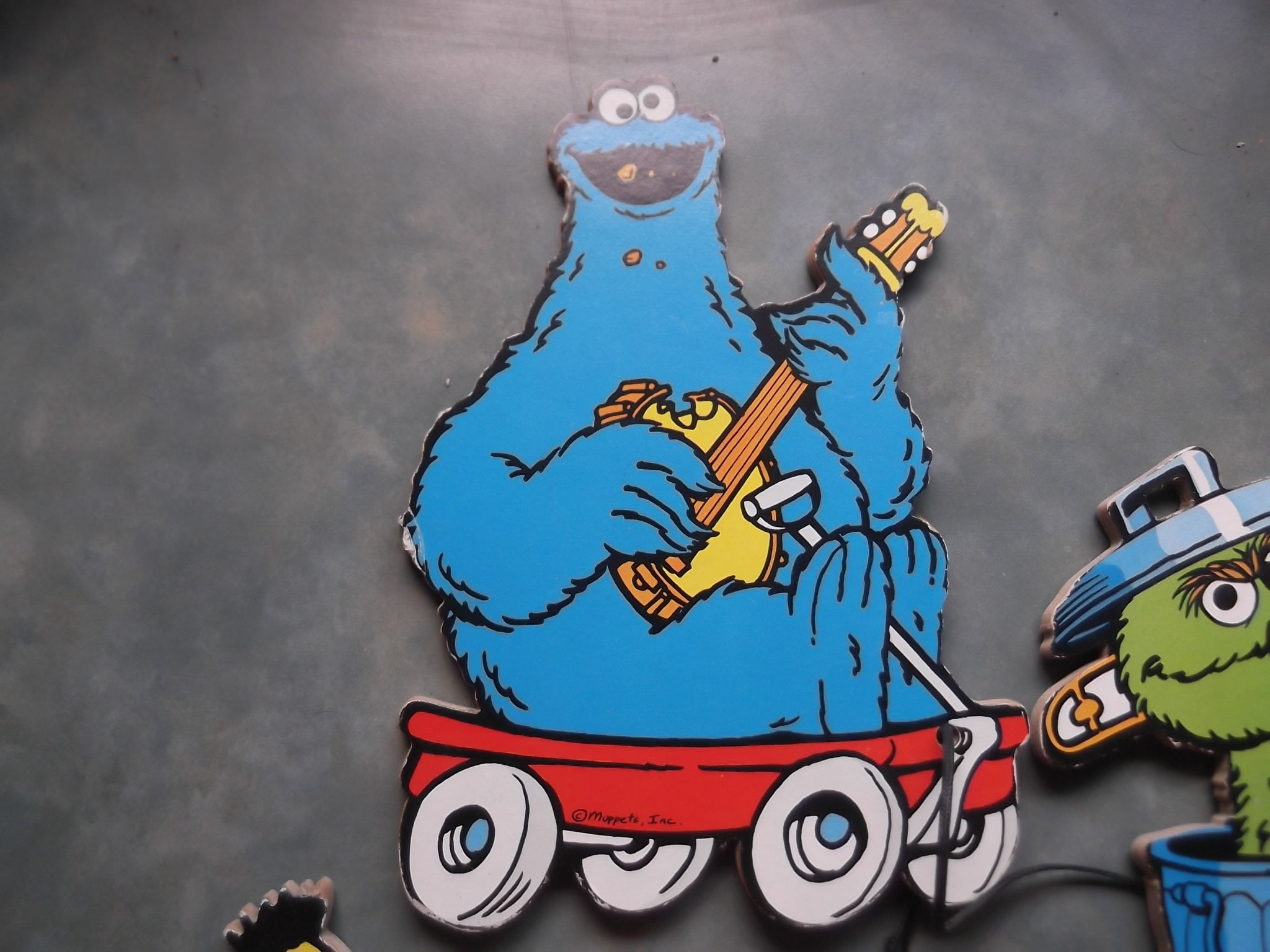 Sesame Street Muppet's Wall Decor-big Bird-cookie Monster-ernie-burt ...