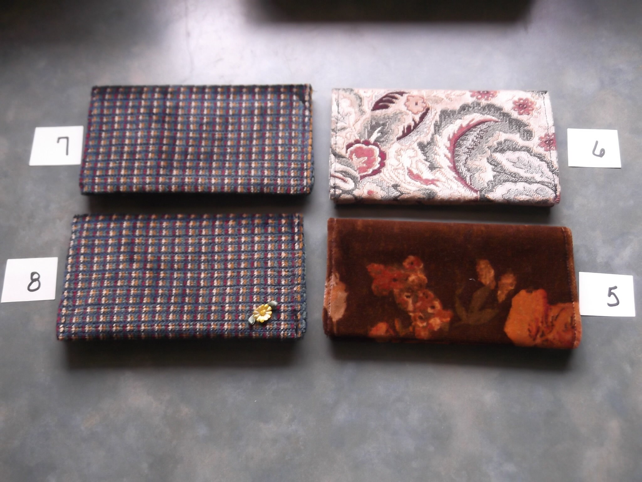 Cloth Checkbook Coversfabric Custom Walletsyour Choice - Etsy