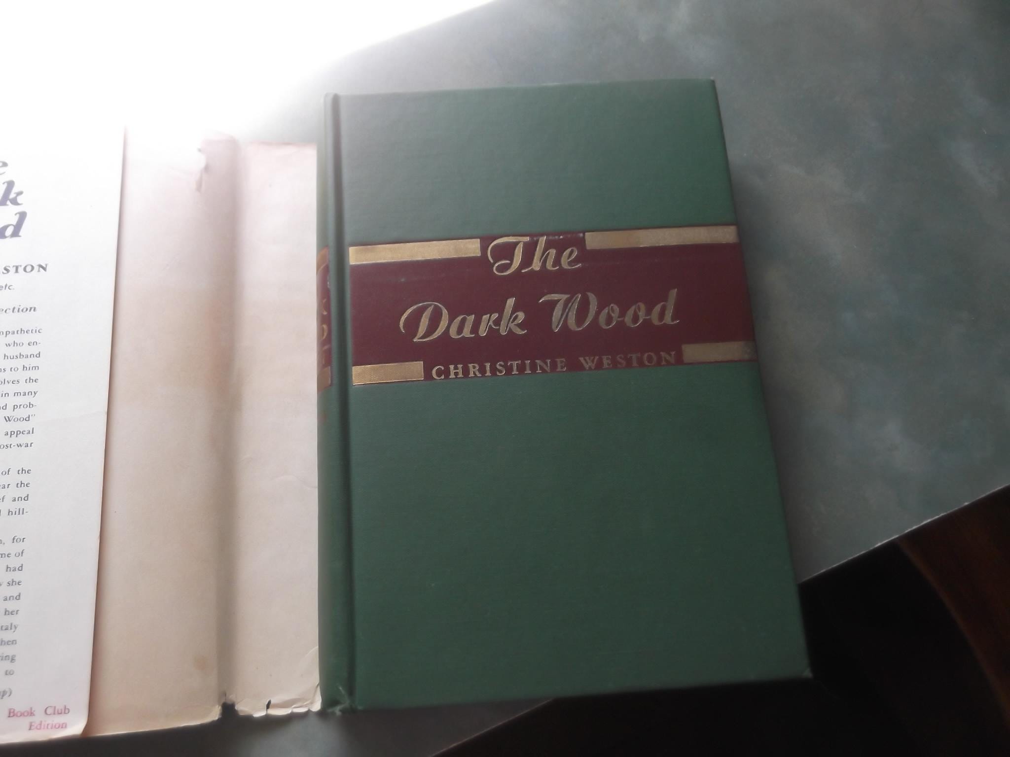 The Dark Wood--vintage HB Book W/ Dj--by Christine Weston--1946 - Etsy