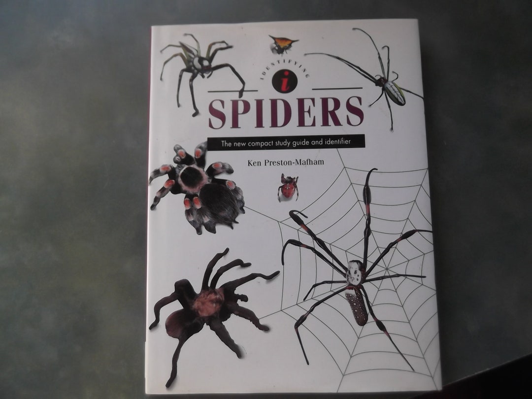 Hardback Book W/dj Identifying Spiders by Ken Preston-mafham--compact ...