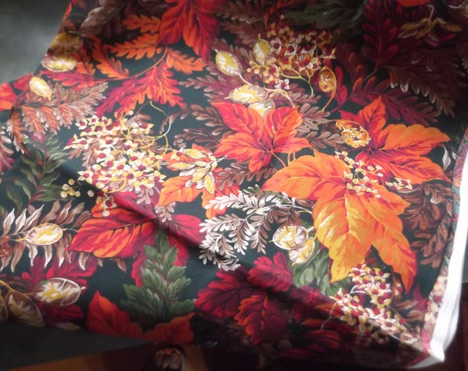 Autumn Fall Print Fabric Joan Messmore--cranston Prints--3 Yards - Etsy