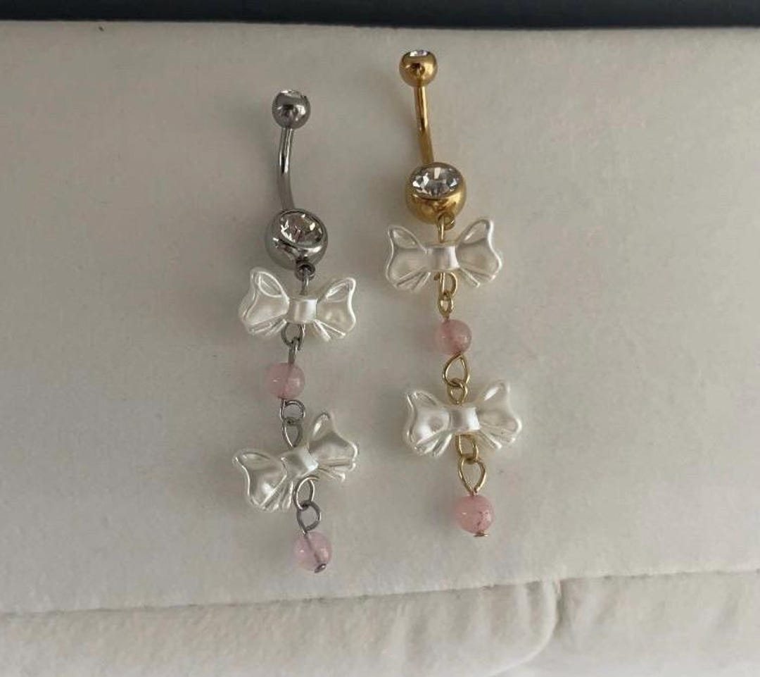 2 Bows Piercing - Etsy