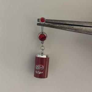 Diet Coke/ Dr Pepper Belly Ring Piercing - Etsy