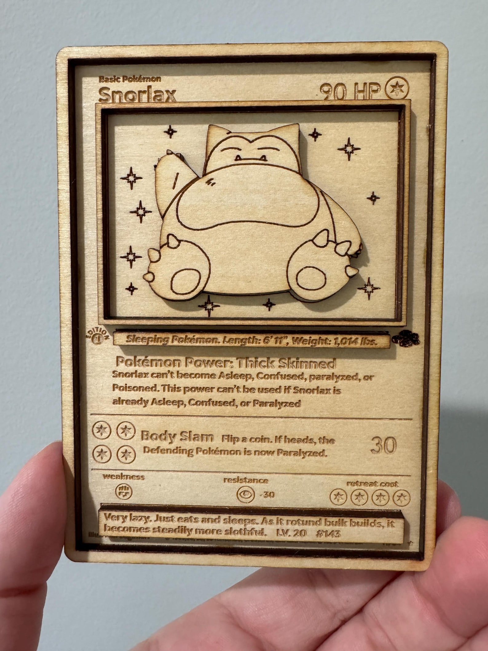 Laser-engraved 3D Wooden Pokemon Card – Original 151 - Etsy