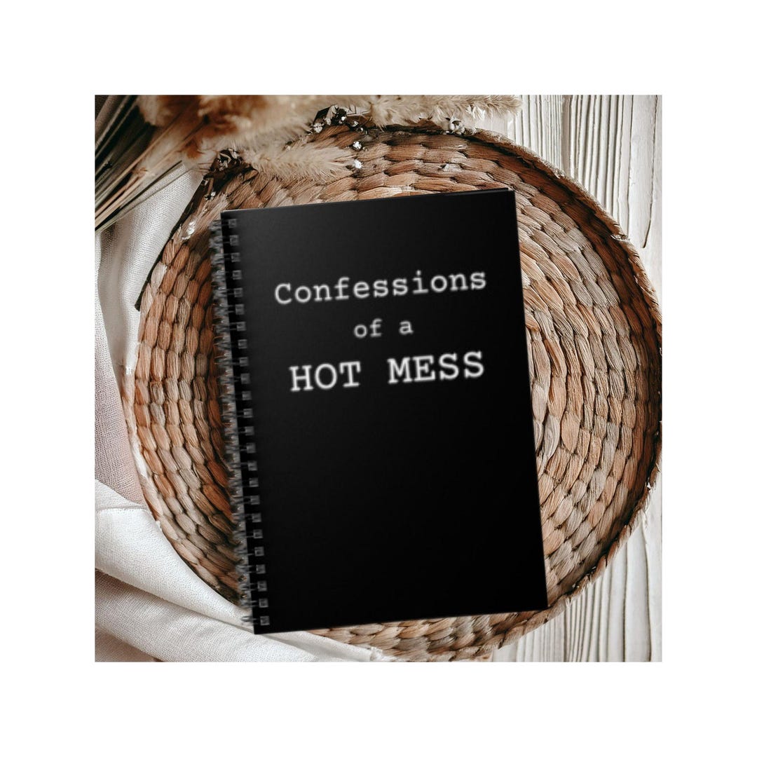 Funny Hot Mess Notebook: Sarcastic Dark Humor Journal - Etsy