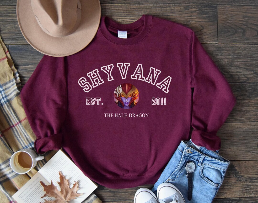Shyvana Sweatshirt, League of Legends Sweater Cozy Gamer Jumper Lol ...