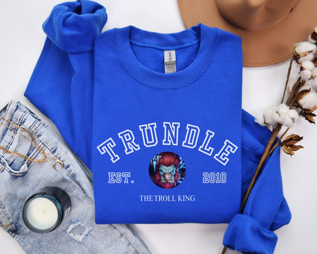 Trundle Sweatshirt, League of Legends Sweater Cozy Gamer Jumper Lol ...