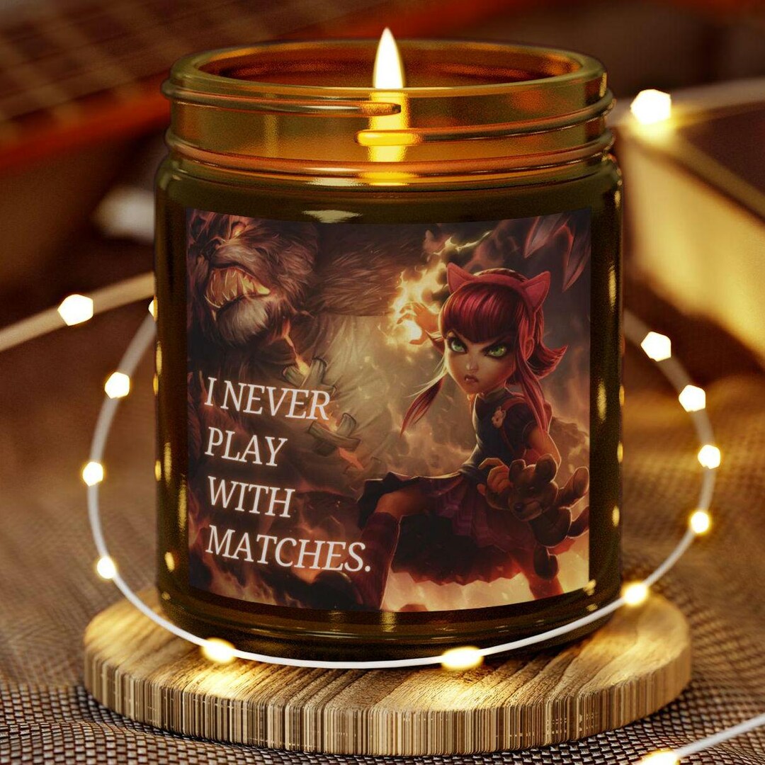 Annie League of Legends Candle: Scented Coconut Wax Gamer Gift - Etsy