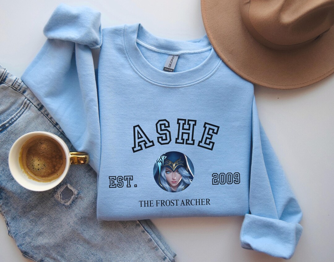 Ashe Sweatshirt, League of Legends Sweater, Cozy Gamer Jumper, Lol ...