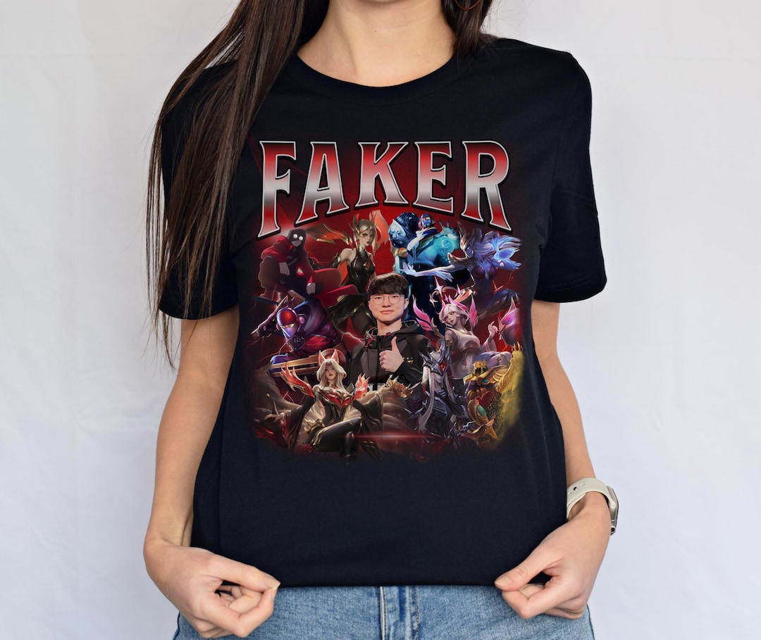 League of Legends Faker T1 Unisex T-shirt, Esports Fan Apparel, Gift ...