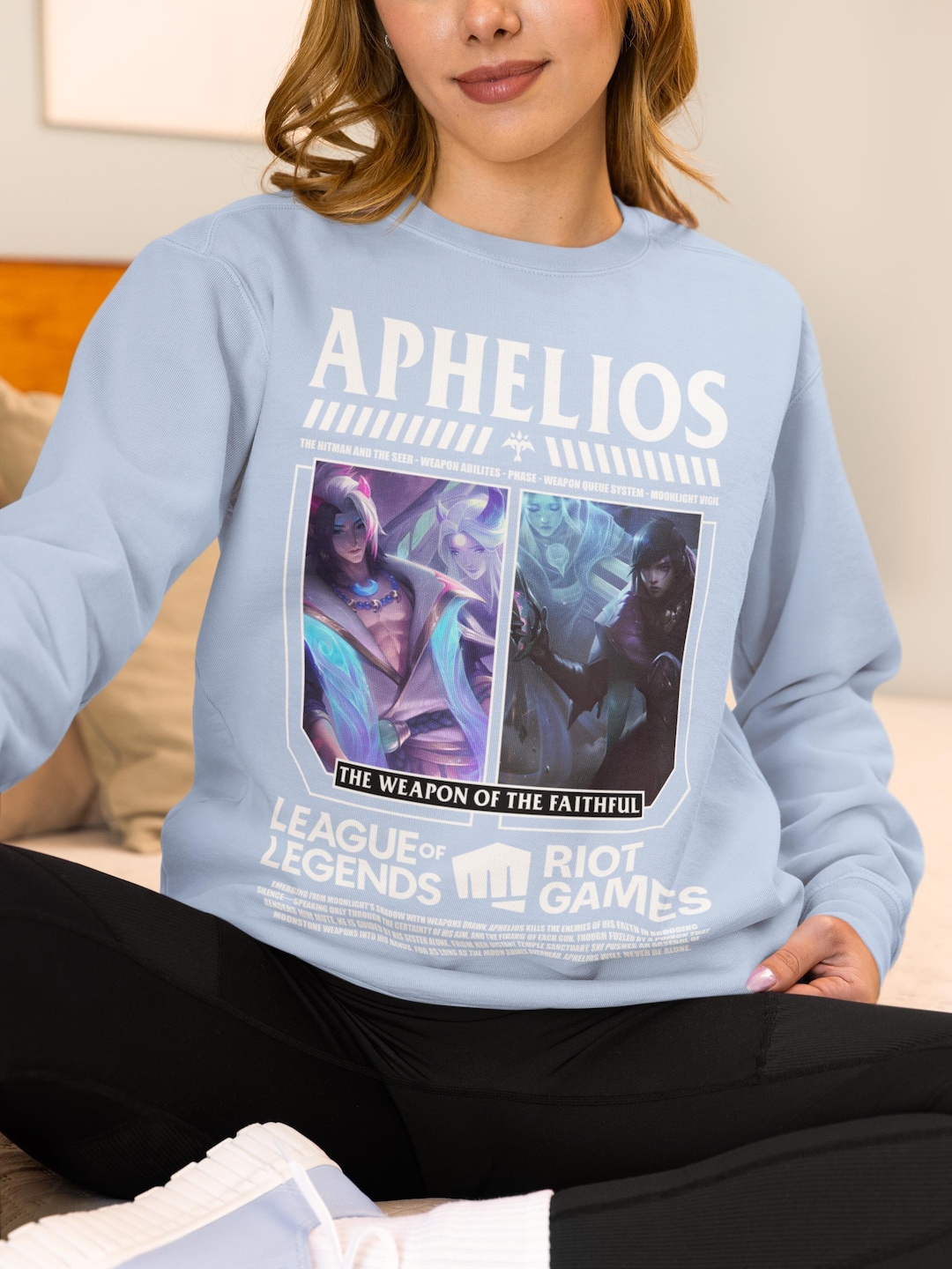 Aphelios League of Legends Sweatshirt, Gaming Gift, Video Game Apparel ...