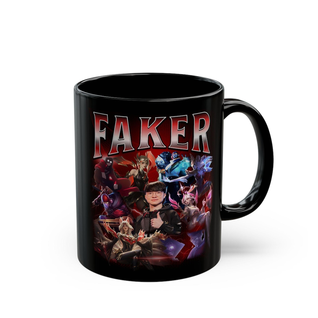 T1 Faker Mug: League of Legends Pro Gamer Coffee Cup - Etsy