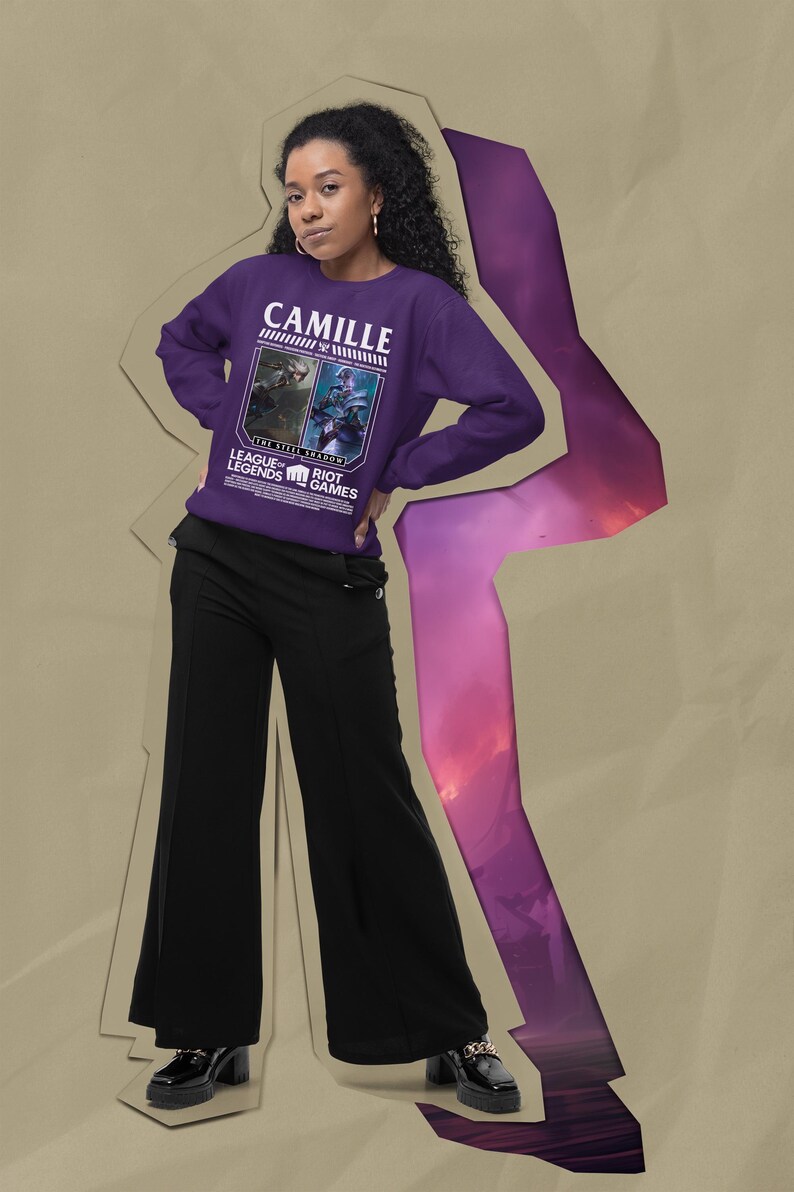 Camille League of Legends Sweatshirt | Unisex Gaming Pullover ...