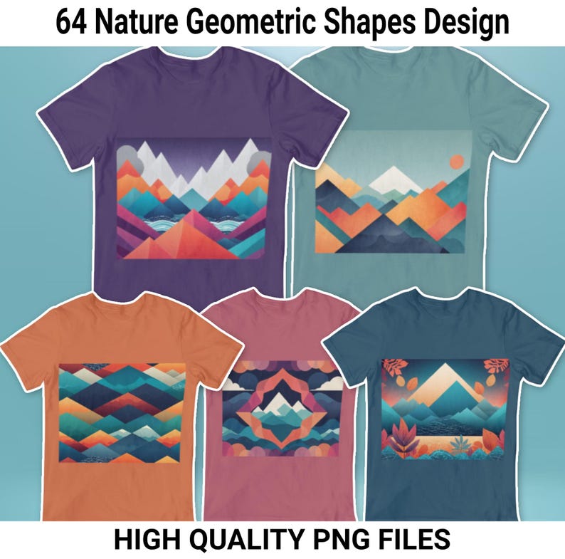 64 Nature Inspired Geometric Shapes Patterns High Quality Pngs for T ...