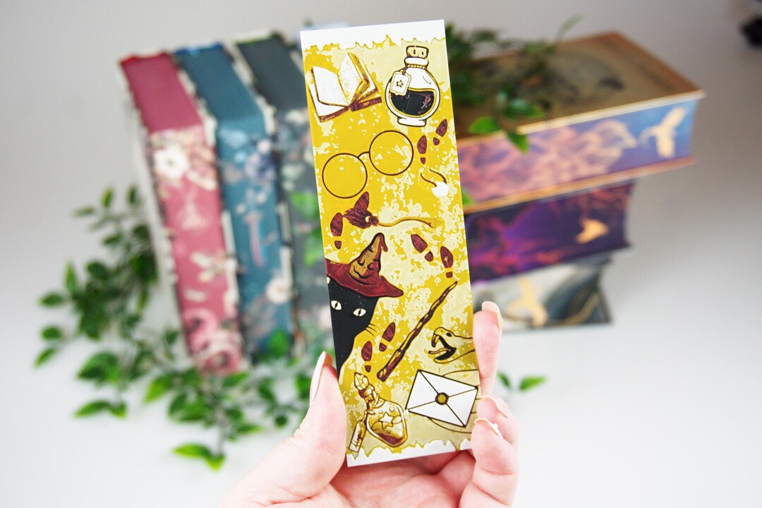 Unique 3D Printed Bookmark – Magical Map Inspired by Harry Potter ...