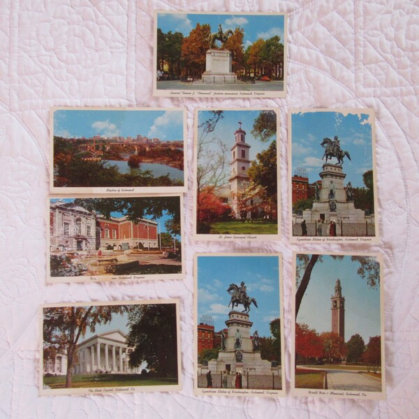 Virginia Postcards - Etsy