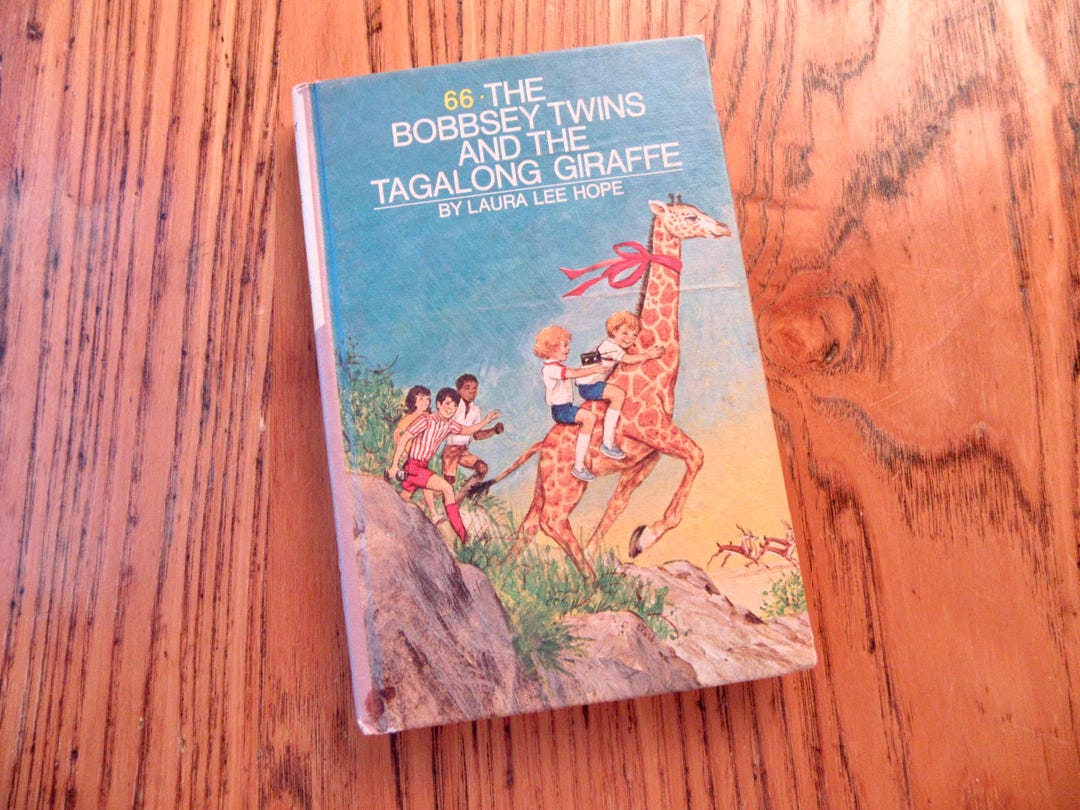 Vintage 1973 Children's Book, the Bobby Twins and the Tagalong Giraffe ...