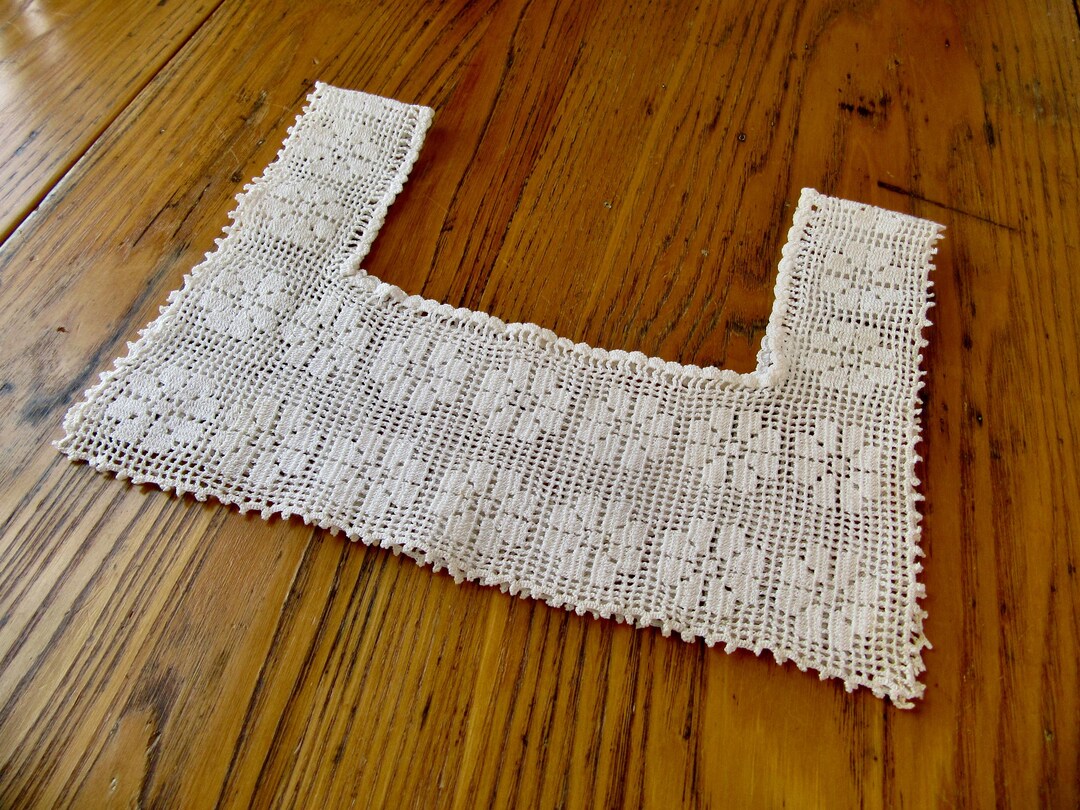 Antique Crochet Corset Cover Top, Ivory, Crochet Corset Topper, Cosplay ...