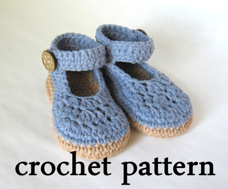 Baby Mary Janes Crochet Pattern Baby Shoe Crochet Pattern - Etsy