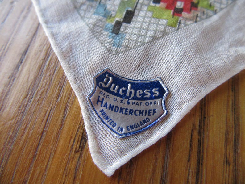 Vintage Duchess Handkerchief, Original Tag/unused, Made in England ...