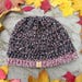 Beanie Hat, Thick & Warm, Charcoal Gray, Ivory, Merlot, Size Large ...