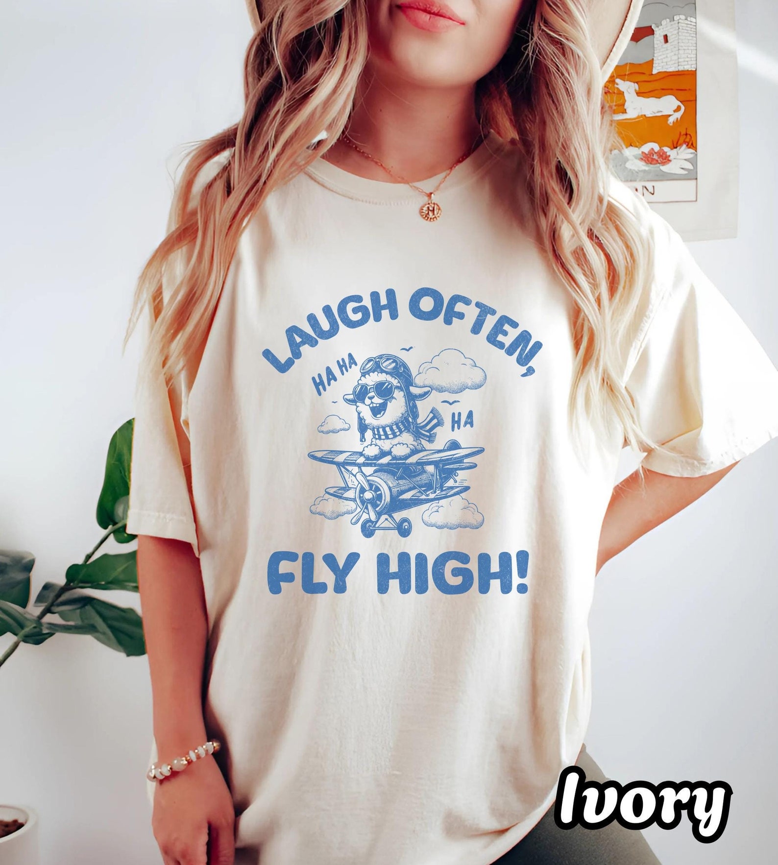 Laugh Often, Fly High Shirt, Glen Powell Shirt, Twisters Movie Tshirt ...
