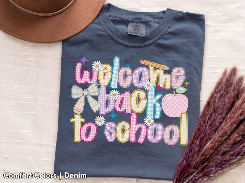 Welcome Back to School Comfort Colors Teacher Shirt - Etsy