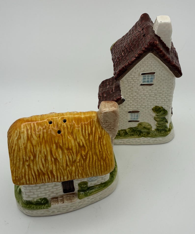 Vintage Otagiri Ceramic Salt & Pepper Shakers — English Cottage Style ...