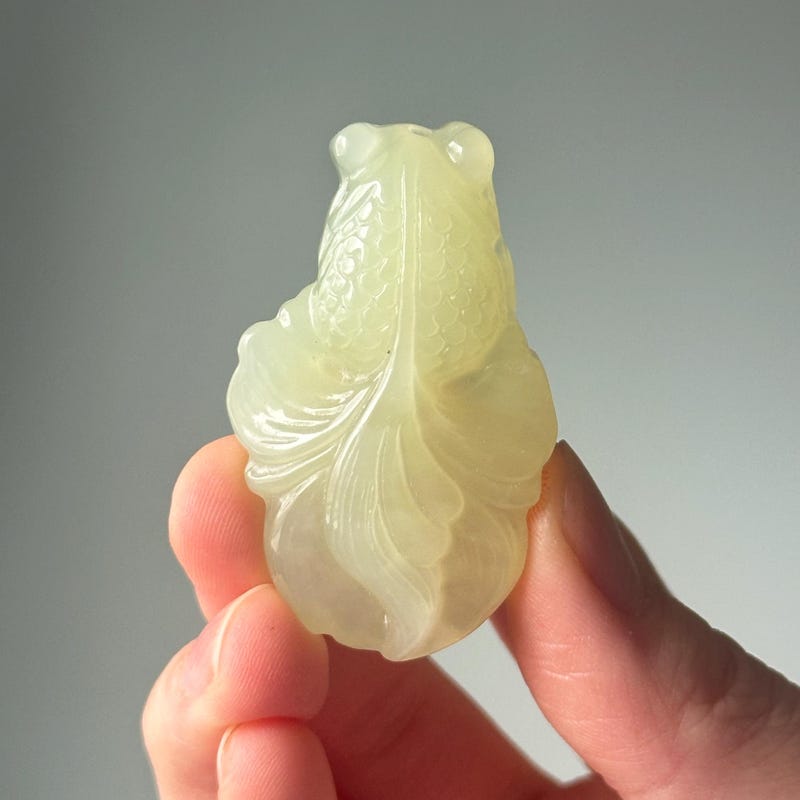 Jade Goldfish - Etsy
